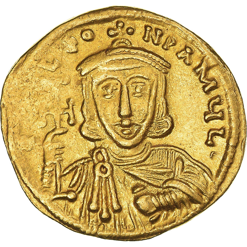 Coin, Constantine V Copronymus, with Leo III, Solidus, 741-751 ...