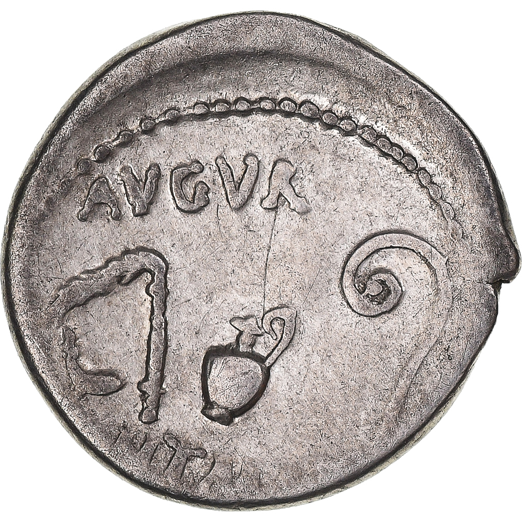 Julius Caesar, Denarius, 46 BC, North Africa, Silver, , Crawford:467/1