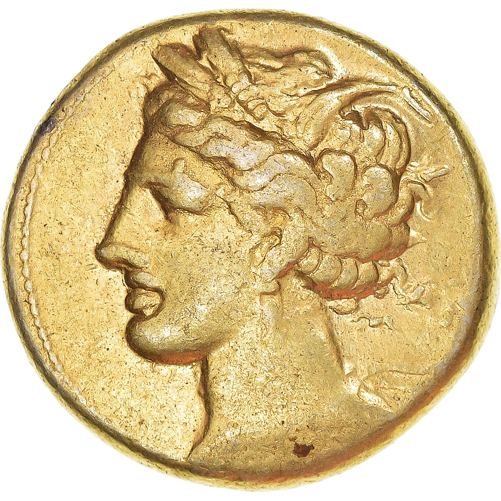 Coin, Zeugitana, Stater, ca. 290-270 BC, Carthage, , Electrum