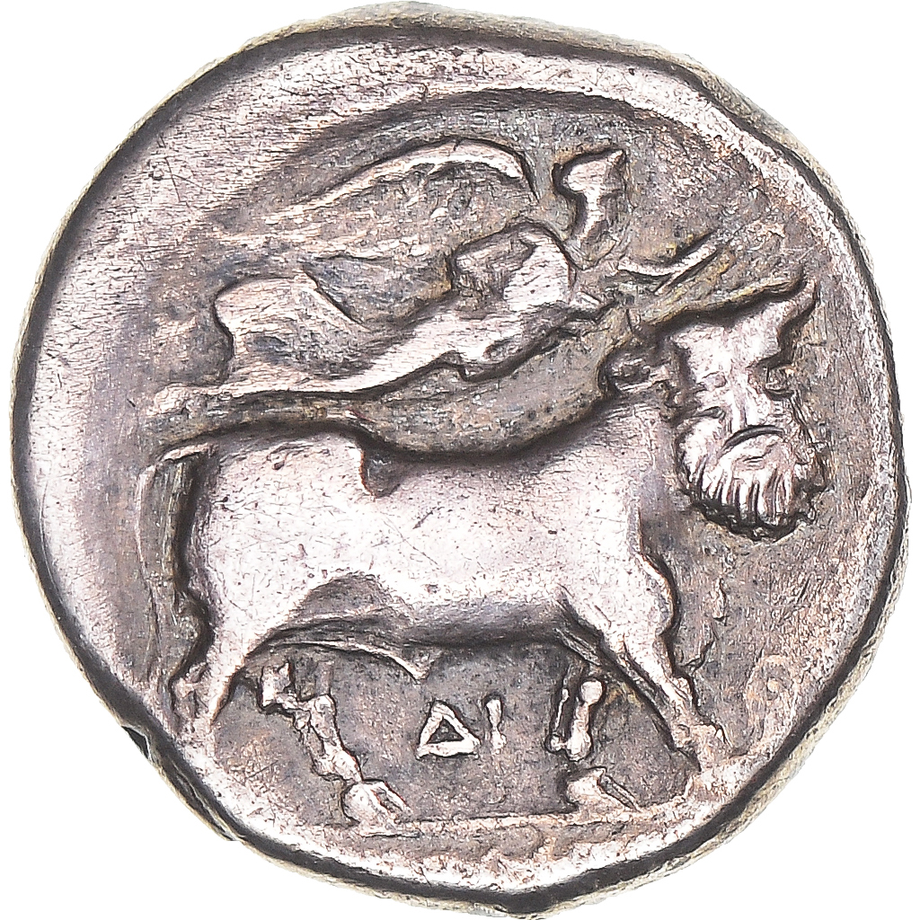Coin, Campania, Neapolis, Didrachm, ca. 320-300 BC, Neapolis, , Silver