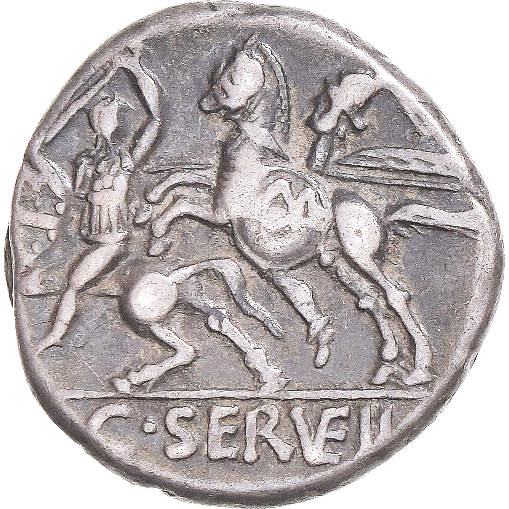 Coin, Servilia, Denarius, 127 BC, Rome, , Silver, Crawford:264/1
