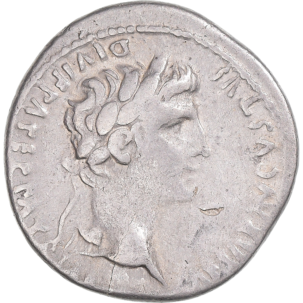 Coin, Augustus, Denarius, 2 BC-4 AD, Lyon - Lugdunum, , Silver, RIC:211