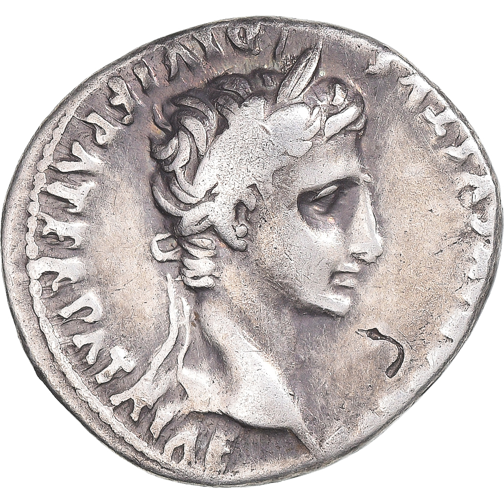 Coin, Augustus, Denarius, 2 BC-4 AD, Lyon - Lugdunum, , Silver, RIC:207