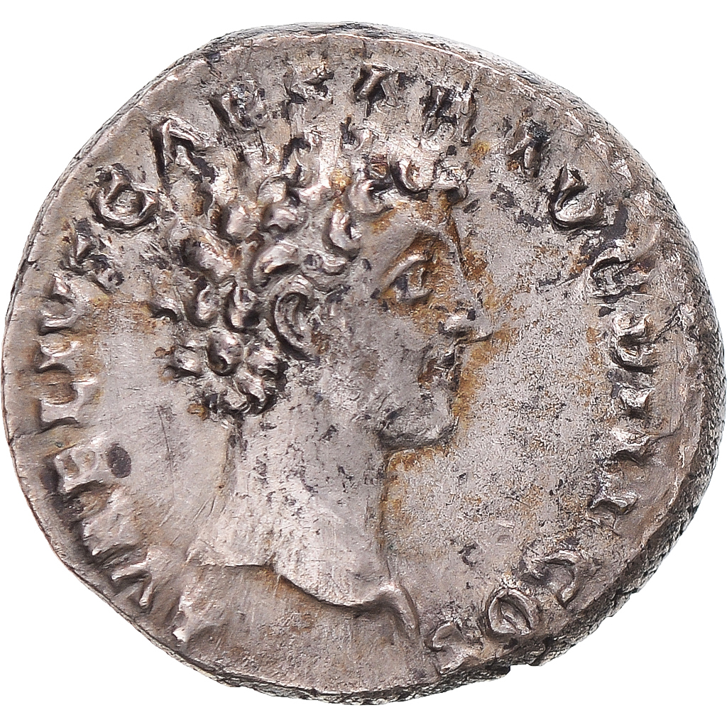 Coin, Antoninus Pius, with Marcus Aurelius (as Caesar), Denarius, 140, Rome
