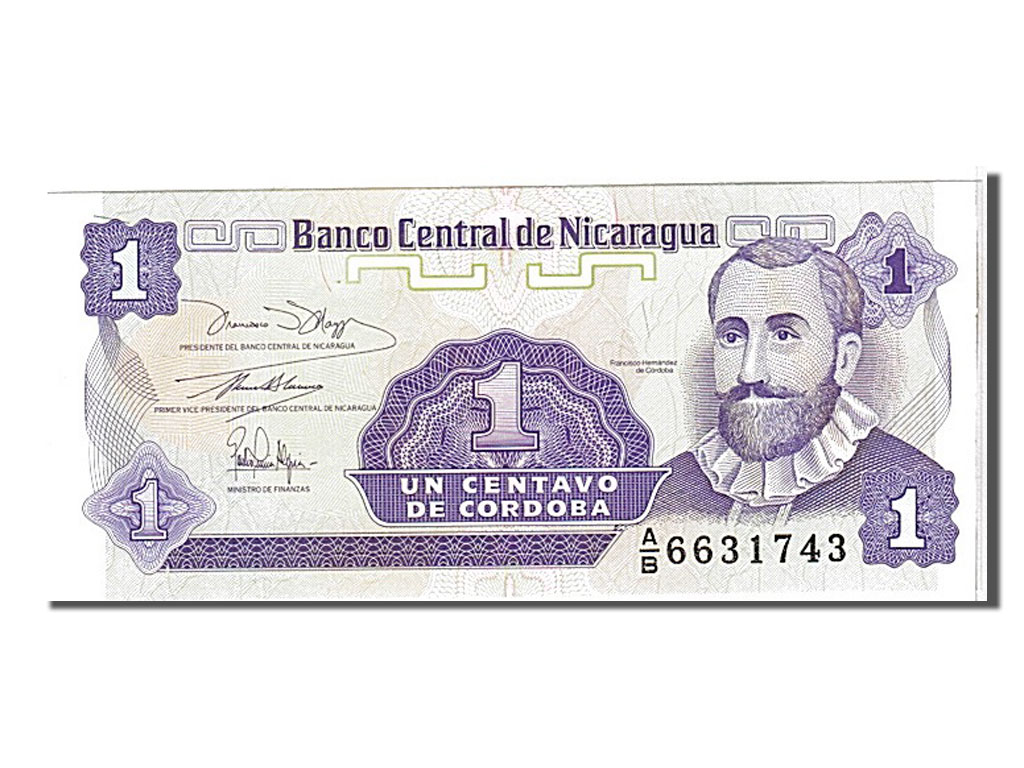 Banknote, Nicaragua, 1 Centavo, 1991, UNC(65-70) | World Paper Money