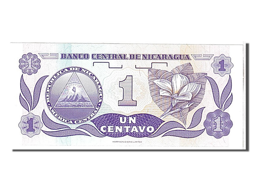 Banknote, Nicaragua, 1 Centavo, 1991, UNC(65-70) | World Paper Money