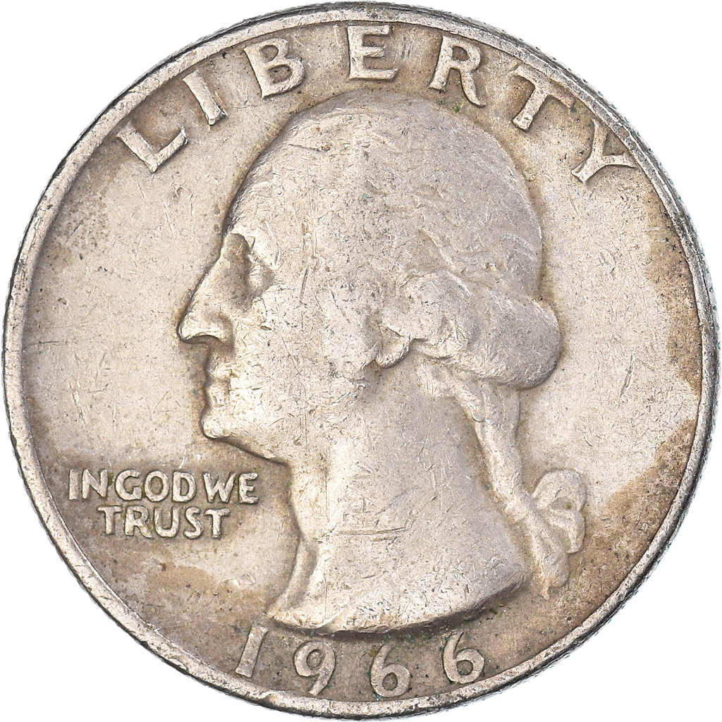 Coin, United States, Quarter, 1966 | Quarters