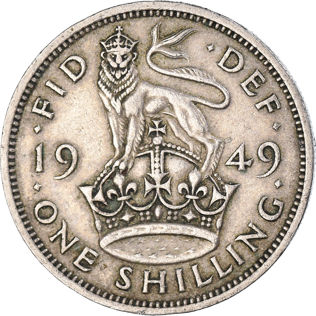 Coin, Great Britain, Shilling, 1949 | European Coins