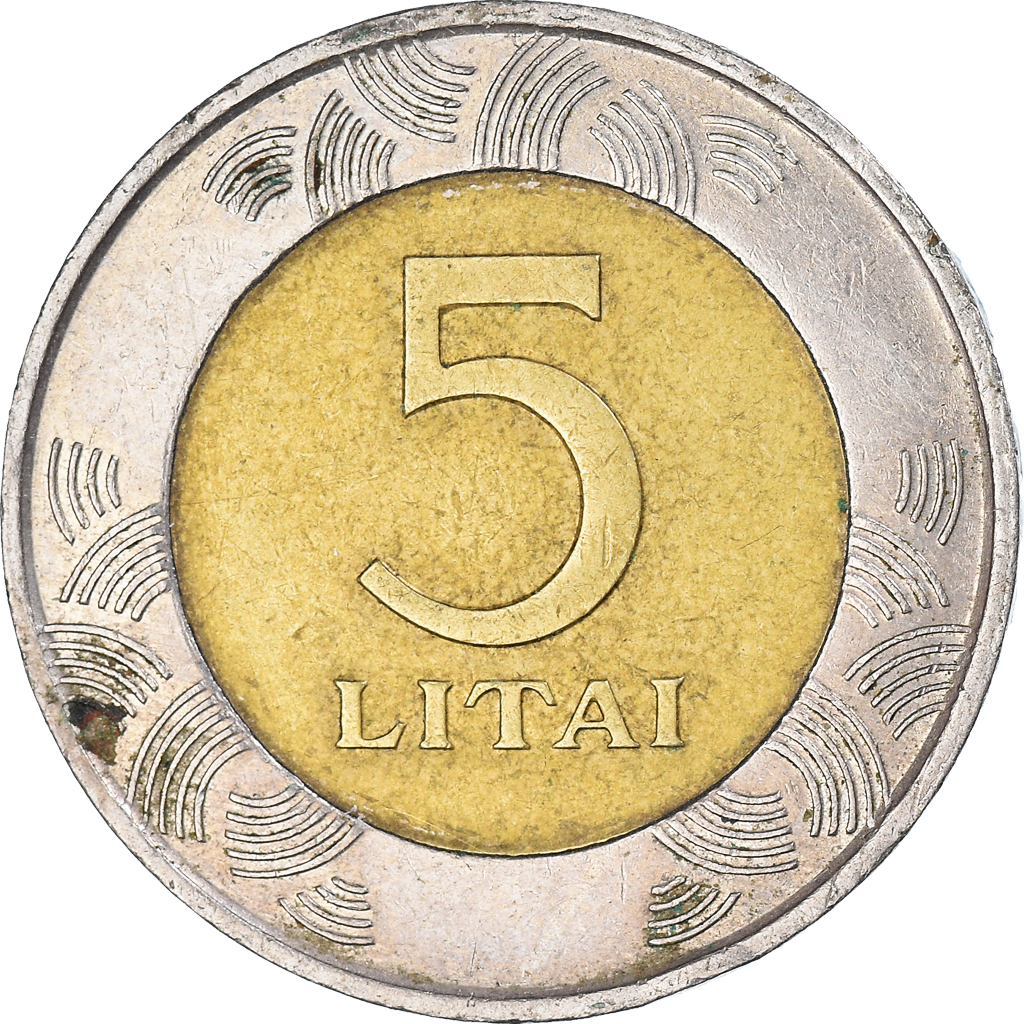 Coin, Lithuania, 5 Litai, 1999 | European Coins