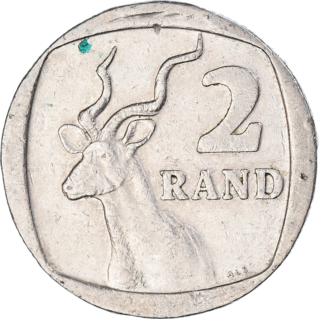 Coin, South Africa, 2 Rand, 2002 | African Coins