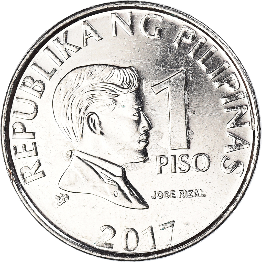 Coin, Philippines, Piso, 2017 | Asian and Middle Eastern Coins
