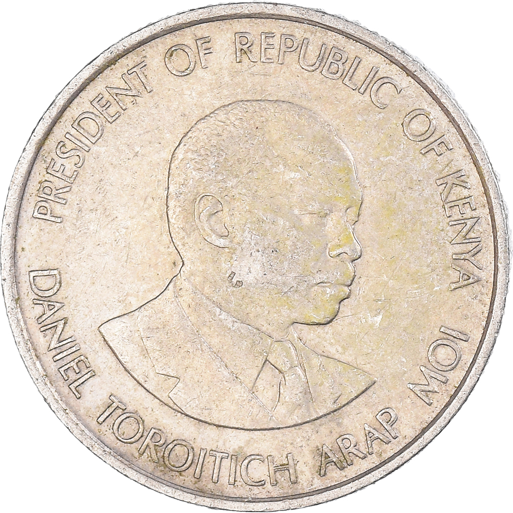 Coin, Kenya, 50 Cents, 1989 | African Coins