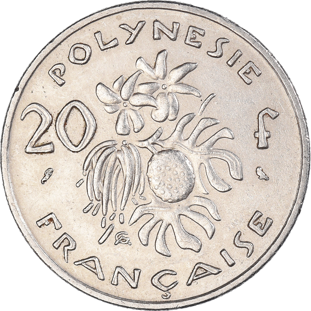 Coin, French Polynesia, 20 Francs, 1970 | Australian & Oceanian Coins