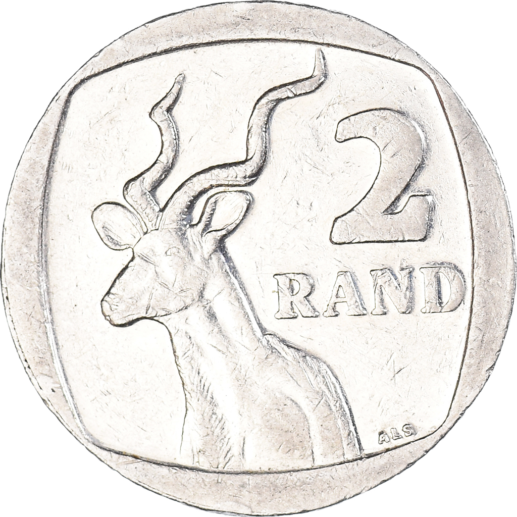 Coin, South Africa, 2 Rand, 2005 | African Coins