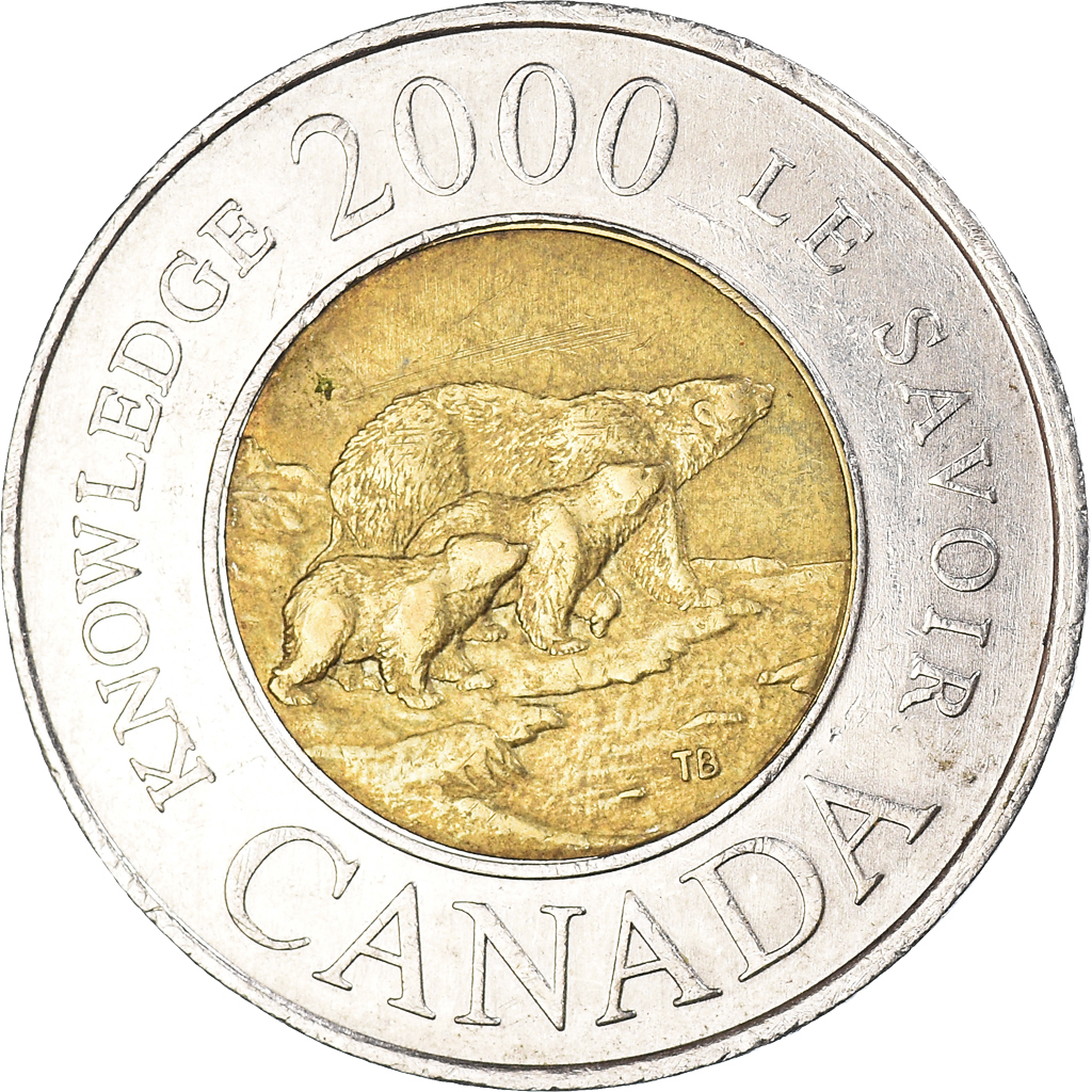 Coin, Canada, 2 Dollars, 2000 | North & Central American and Caribbean ...