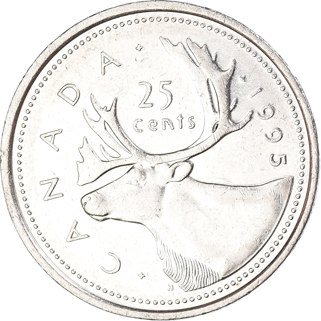 Coin, Canada, 25 Cents, 1995 | North & Central American and Caribbean Coins