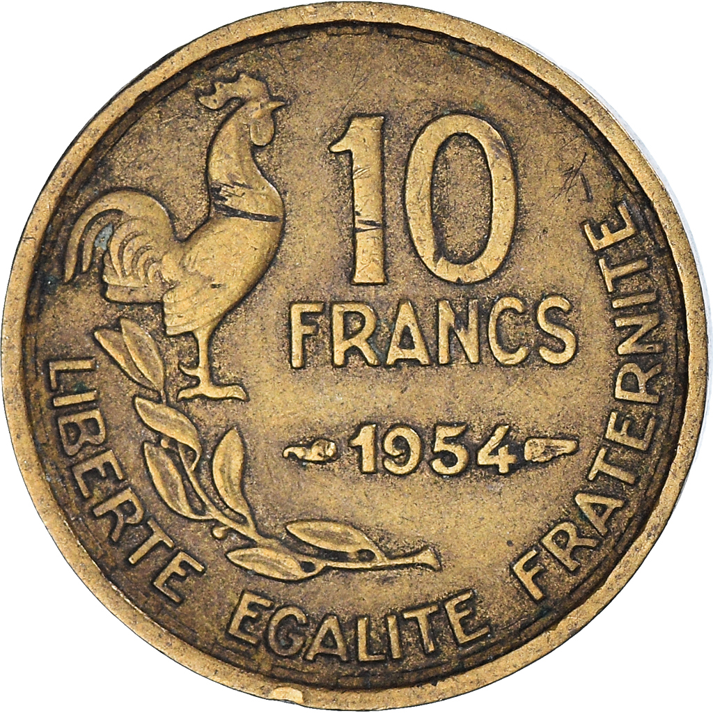 [#1094919] moneda, francia, 10 francs, 1954 - Compra venta en todocoleccion