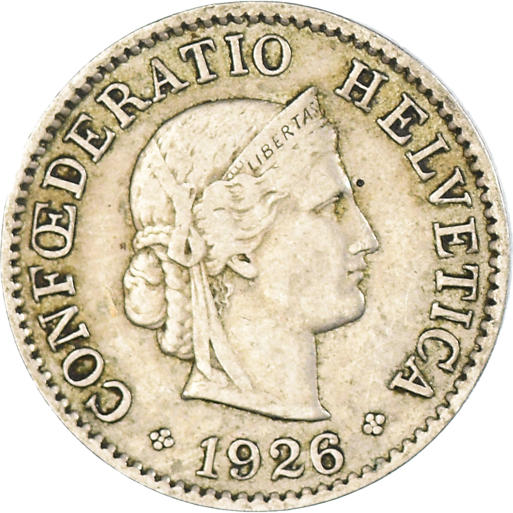 Coin, Switzerland, 5 Rappen, 1926 | European Coins