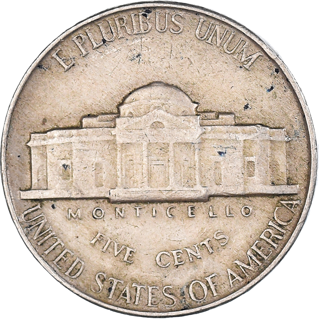 Coin, United States, 5 Cents, 1951 | 5 Cents