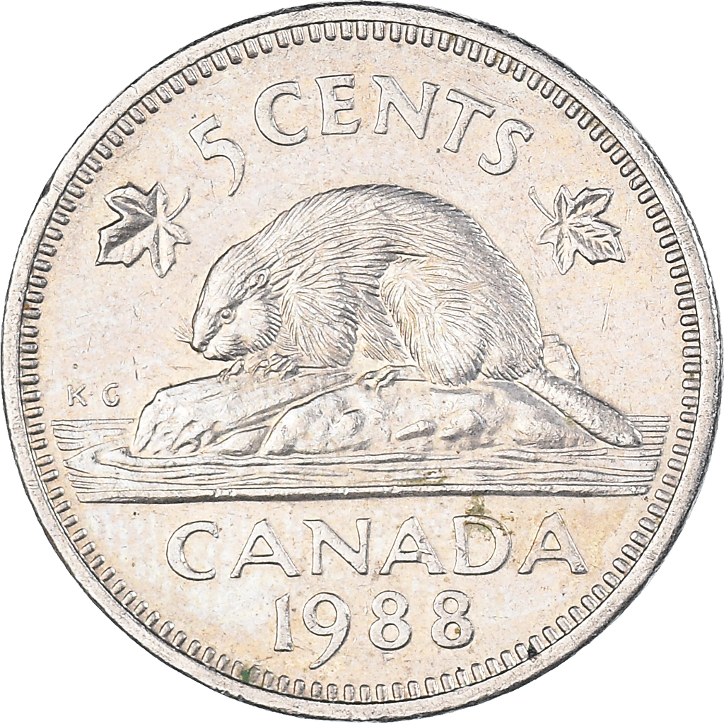 [#1097848] moneda, canadá, 5 cents, 1988 - Compra venta en todocoleccion