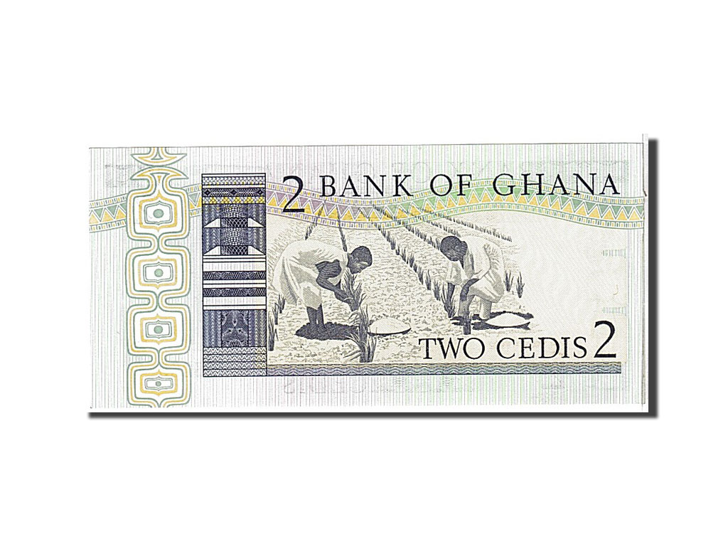 Banknote, Ghana, 2 Cedis, 1982, KM:18d, UNC(65-70) | World Paper Money