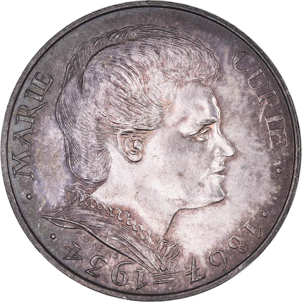 Coin, France, Marie Curie, 100 Francs, 1984, , Silver, KM:955