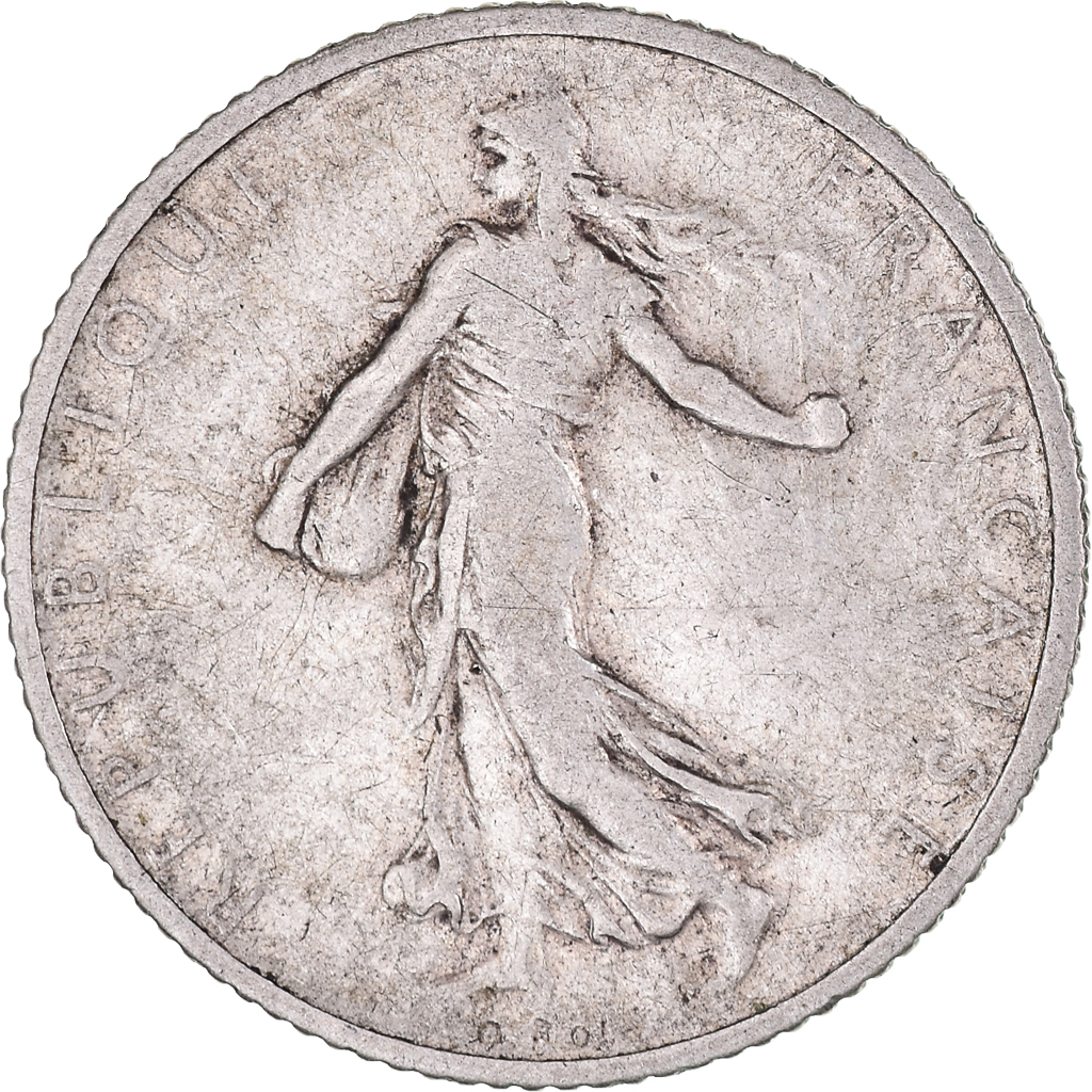 Coin, France, Semeuse, Franc, 1906, Paris, , Silver, KM:844.1