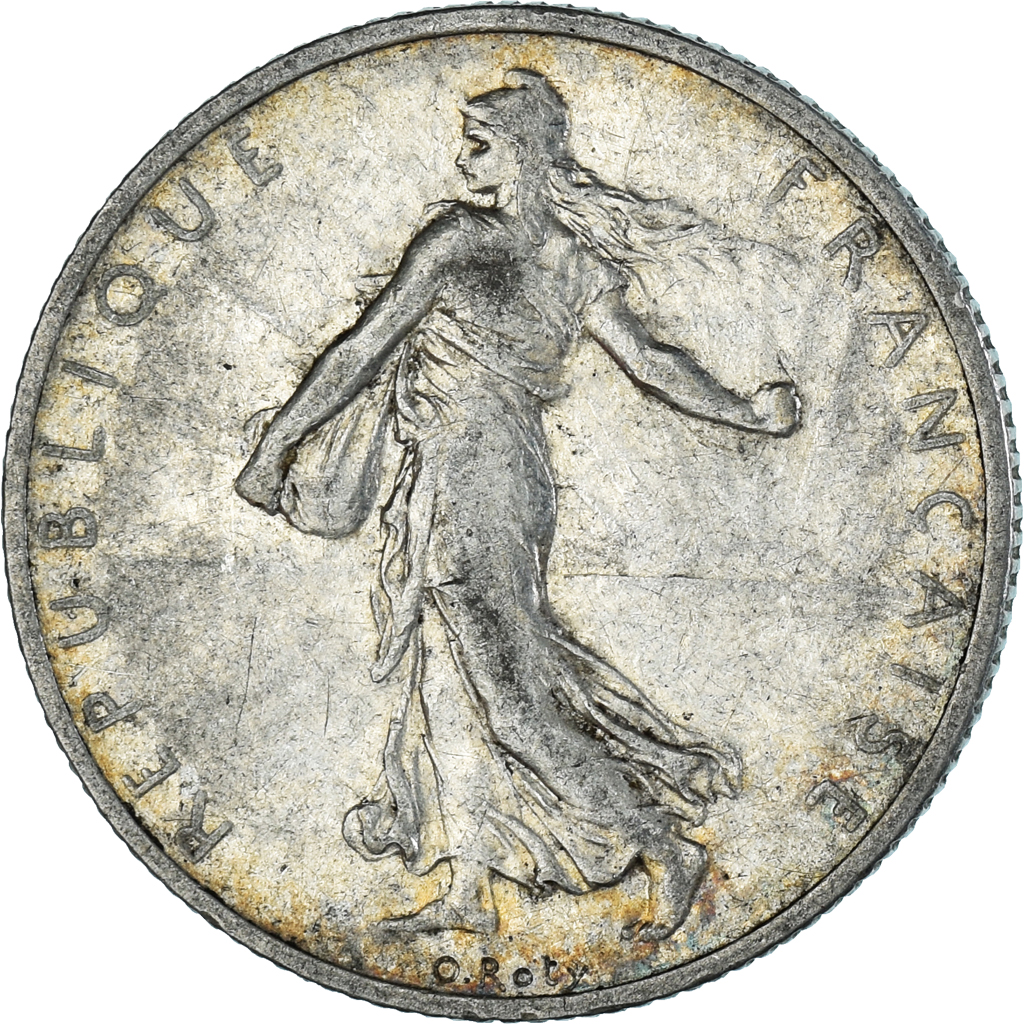Coin, France, Semeuse, 2 Francs, 1910, Paris, , Silver, KM:845.1