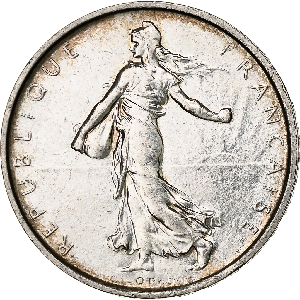 France, Semeuse, 5 Francs, 1969, Paris, , Silver, KM:926 | European Coins