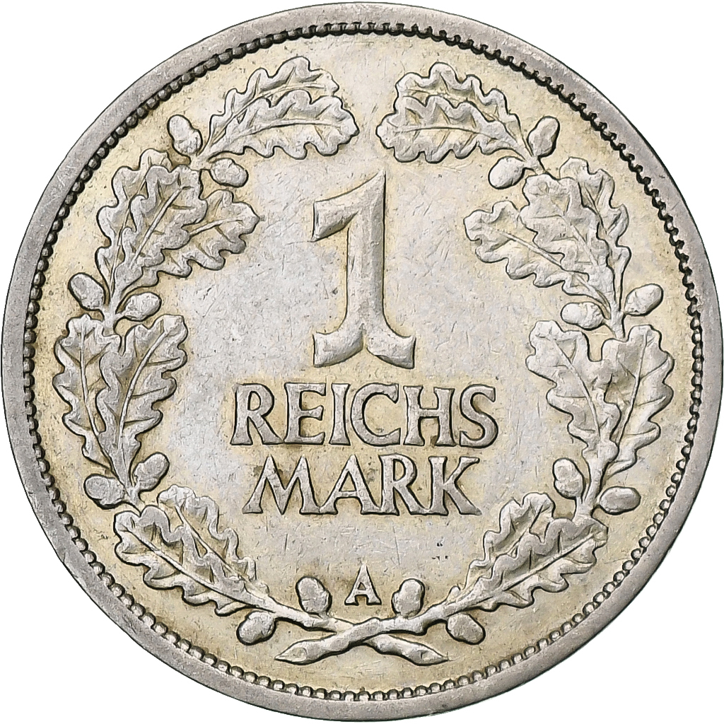 Germany, Mark, 1925, Berlin, Silver, | European Coins
