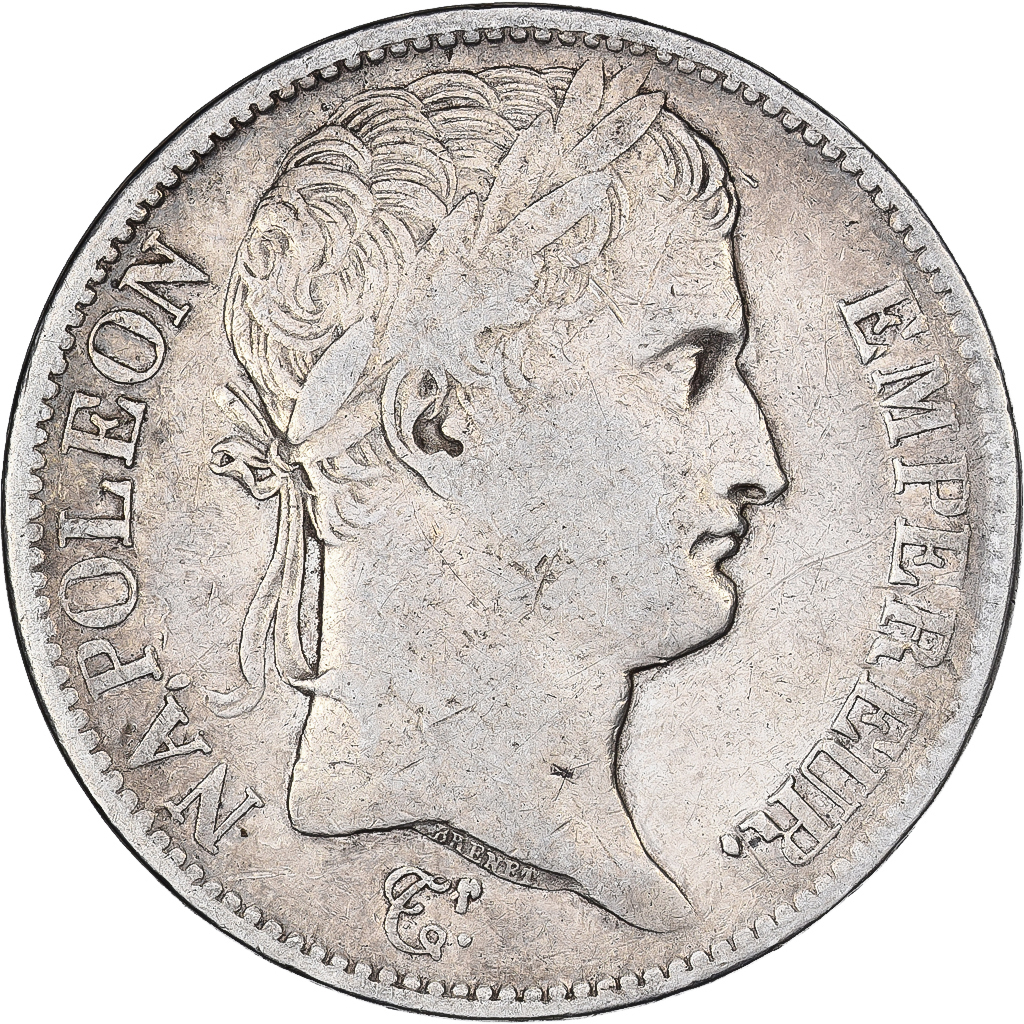 France, Napoléon I, 5 Francs, 1810, Paris, , Silver, KM:694.1