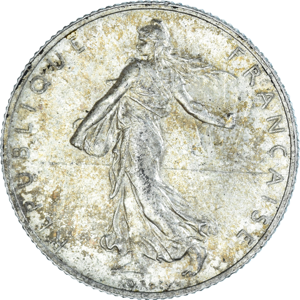 Coin, France, Semeuse, 2 Francs, 1920, Paris, , Silver, KM:845.1