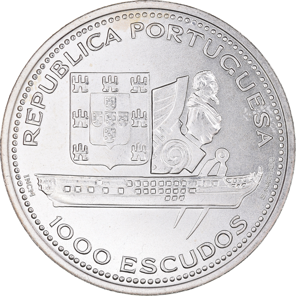 Coin, Portugal, 1000 Escudos, 1996, , Silver, KM:688 | European Coins