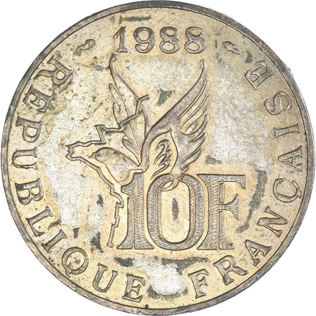 Coin, France, 10 Francs, 1988 | European Coins