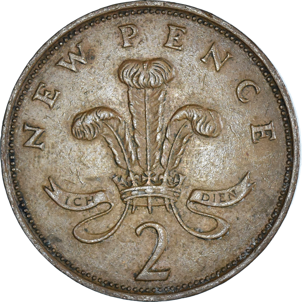 Coin, Great Britain, 2 New Pence, 1980 | European Coins