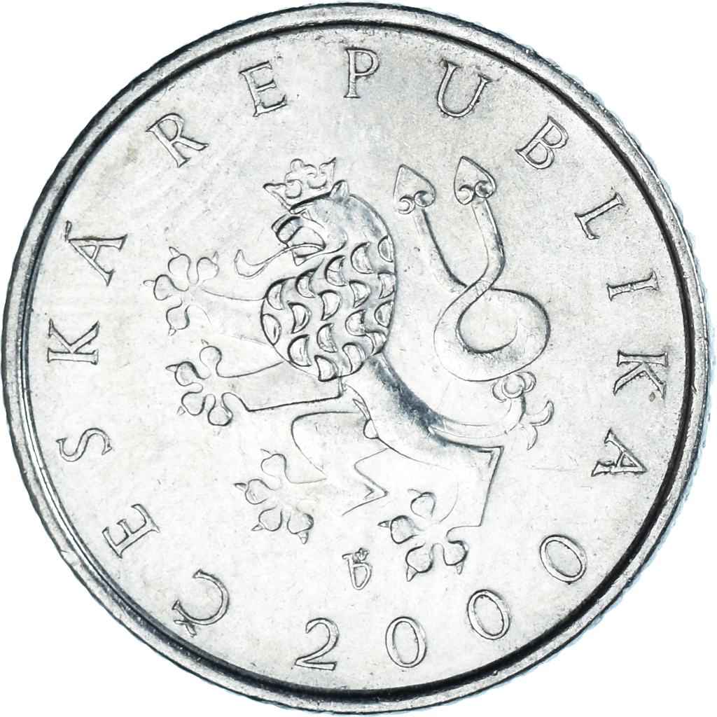 Coin, Czech Republic, Koruna, 2000 | European Coins