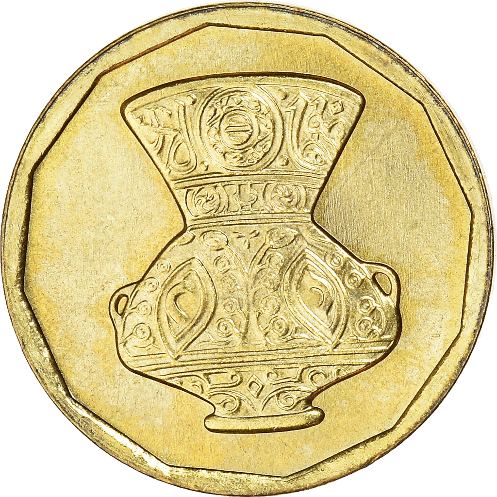 Coin, Egypt, 5 Piastres, 2004, , Brass, KM:941 | African Coins