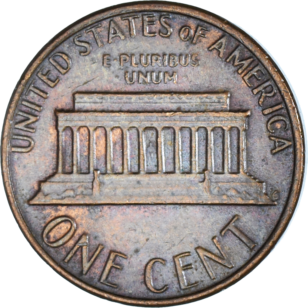 Coin, United States, Lincoln Cent, Cent, 1980, U.S. Mint, Philadelphia