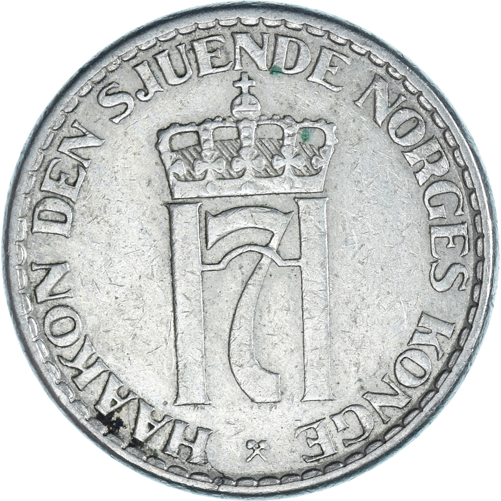 Coin, Norway, Krone, 1957, , Copper-nickel, KM:397 | European Coins
