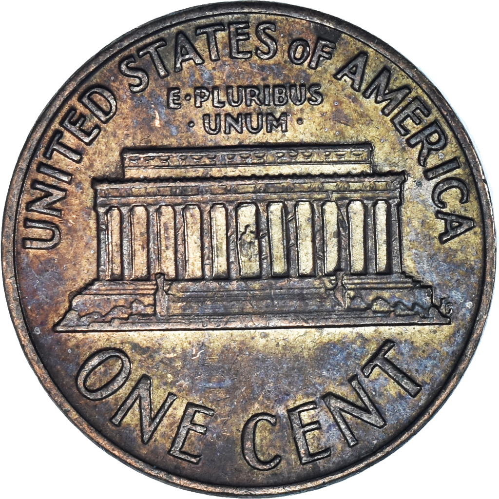 Coin, United States, Lincoln Cent, Cent, 1970, U.S. Mint, San Francisco