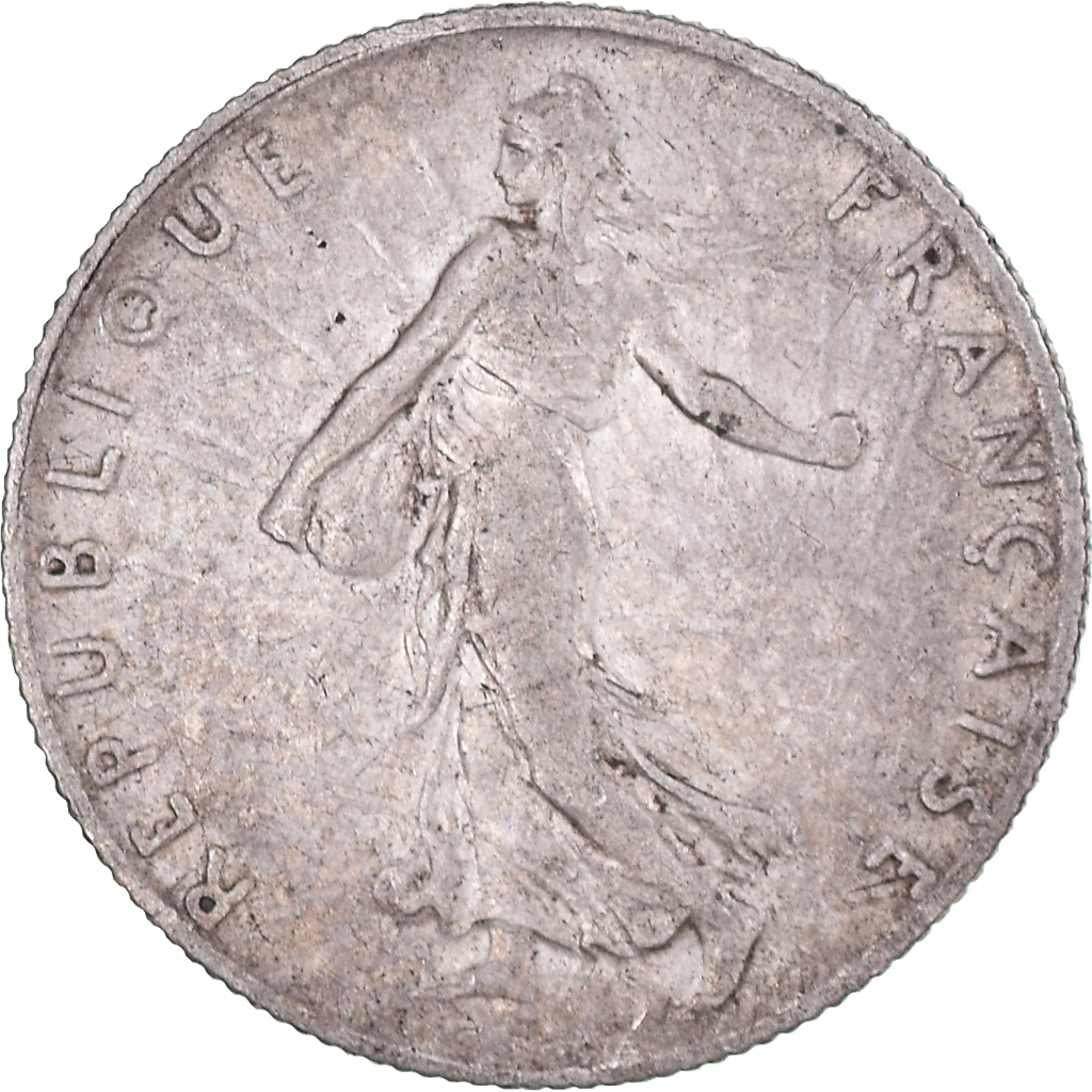 Coin, France, Semeuse, 50 Centimes, 1918, Paris, , Silver, KM:854