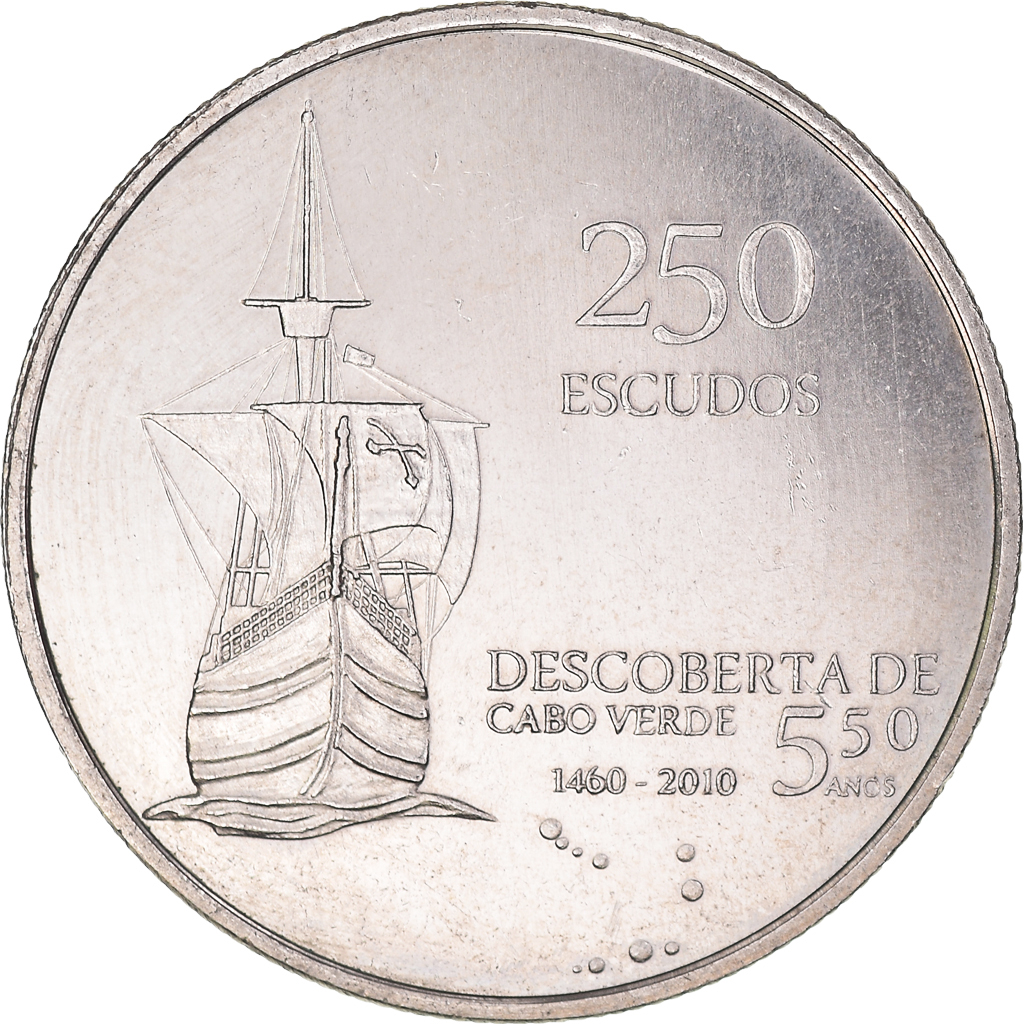 Coin, Cape Verde, 250 Escudos, 2010, , Cupronickel, KM:51 | African Coins
