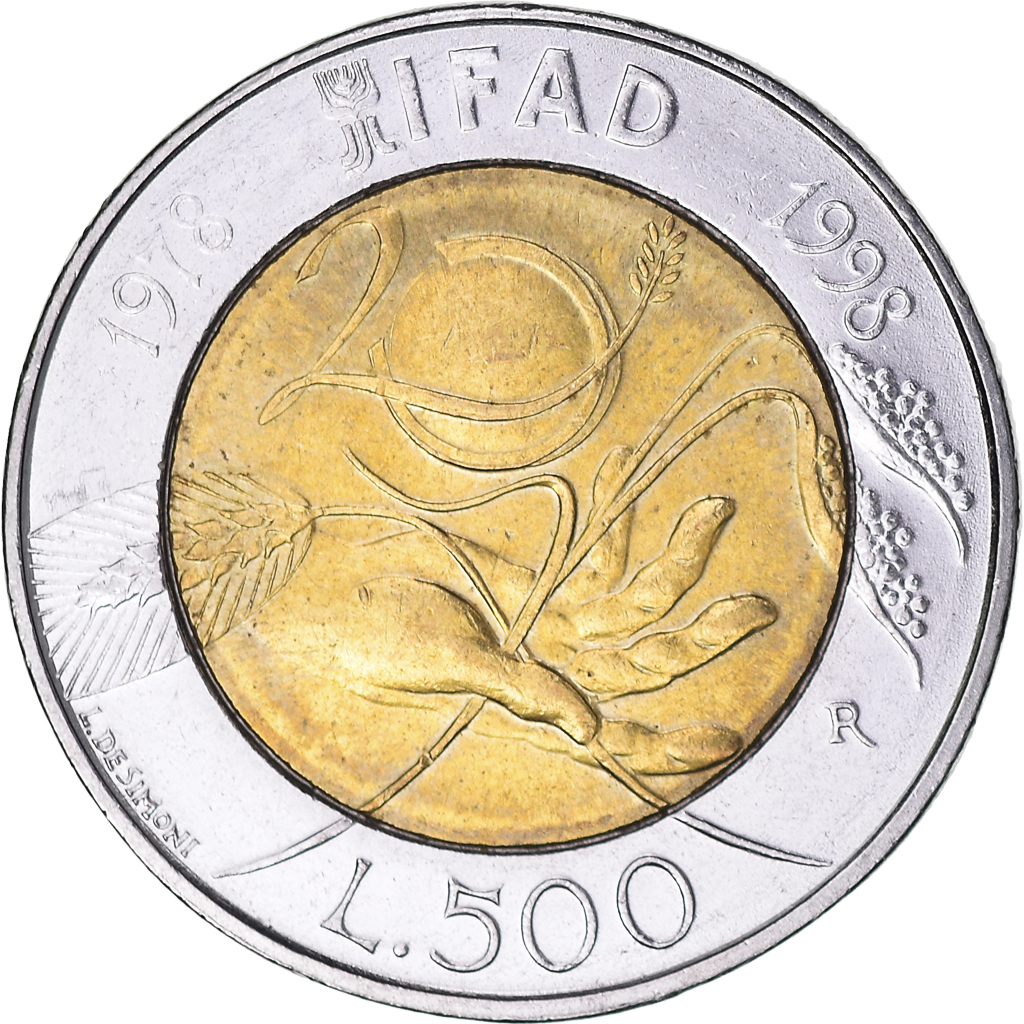 [#1144218] moneda, italia, 500 lire, 1998, rome - Compra venta en todocoleccion