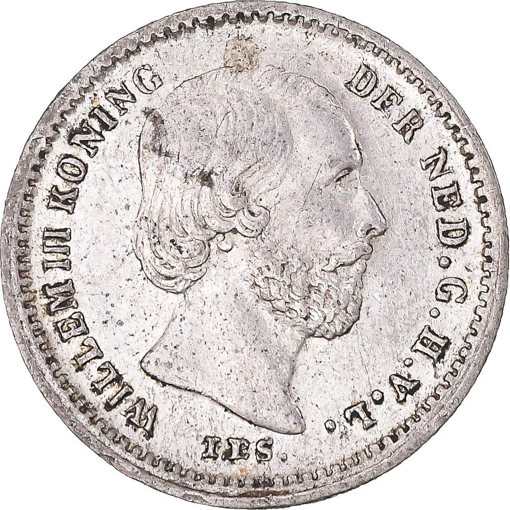 Coin, Netherlands, William III, 5 Cents, 1869, , Silver, KM:91