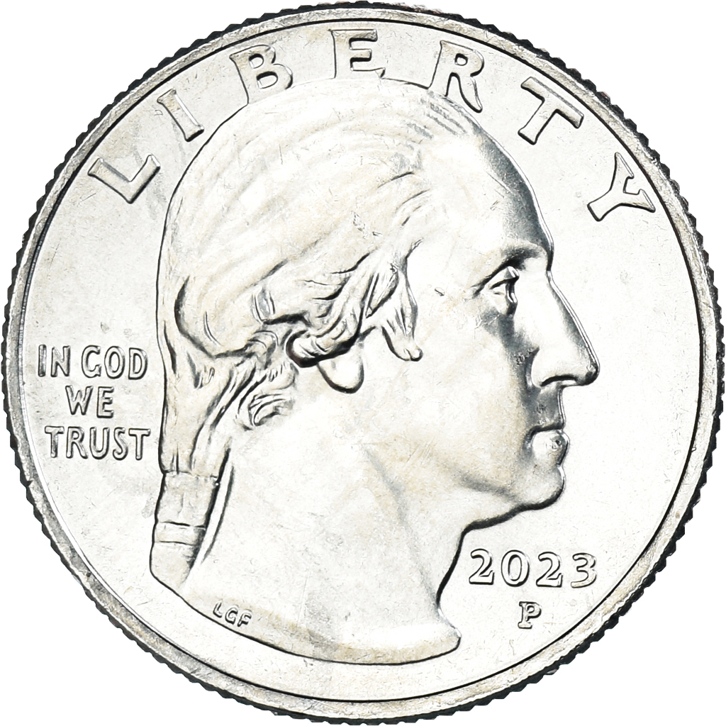 Coin, United States, quarter dollar, 2023, Philadelphia, Bessie Coleman, Coin, United States, quarter dollar, 2023, Philadelphia, Bessie Coleman,