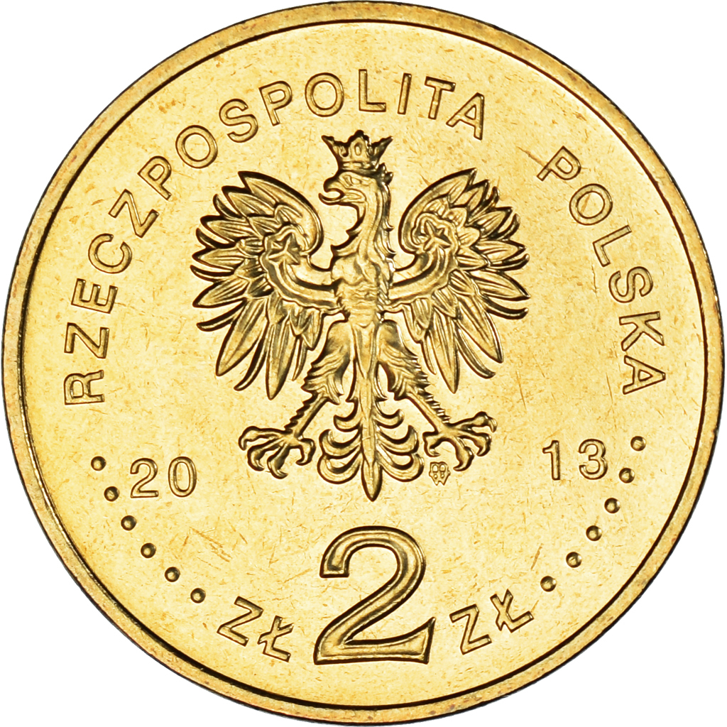 Coin, Poland, 2 Zlotych, 2013, Warsaw, 50th Anniversary of the Polish ...