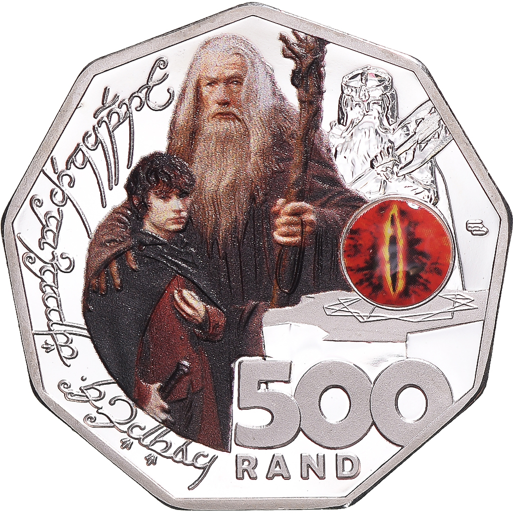 Coin, South Africa, 500 Rand, 2022, Orange free state.BE.Colorized,