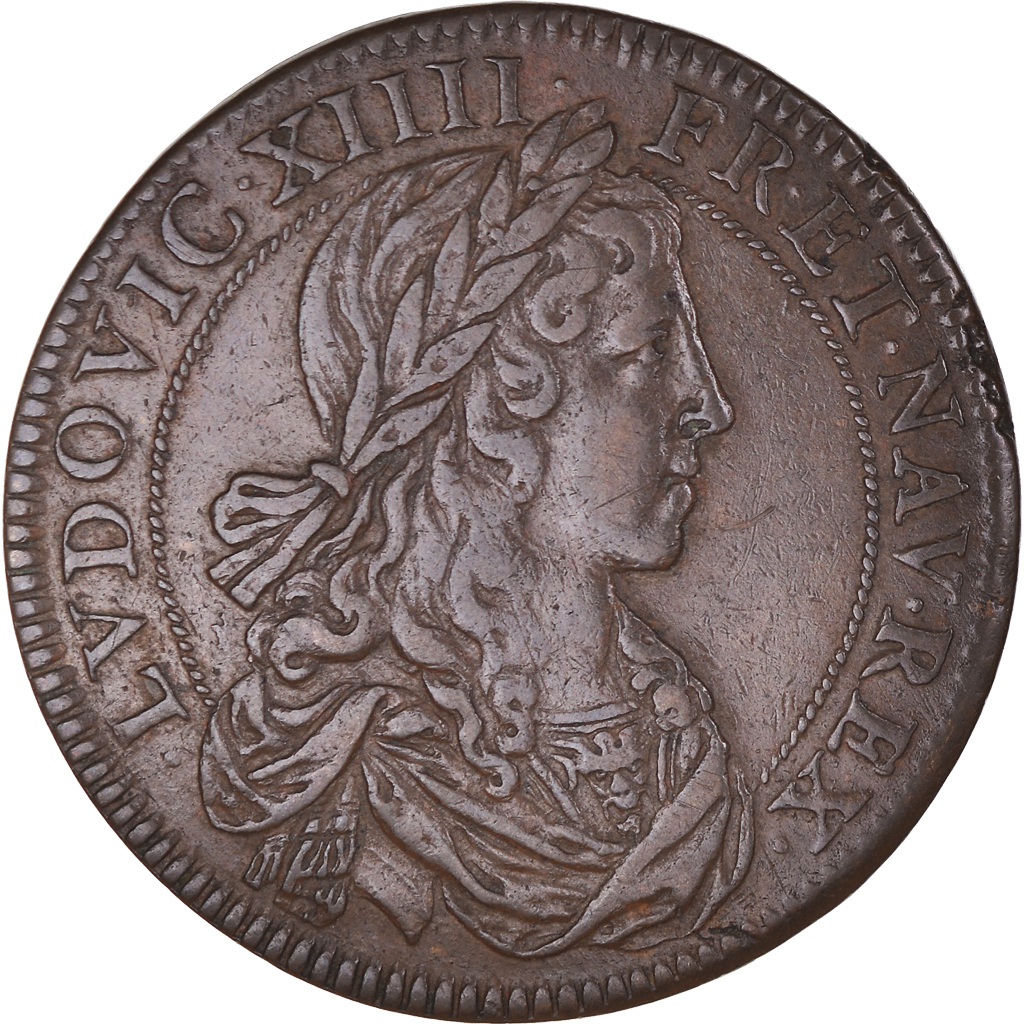 France, Token, Royal, Louis XIV, Picardie, Noblesse et Villes, Péronne ...