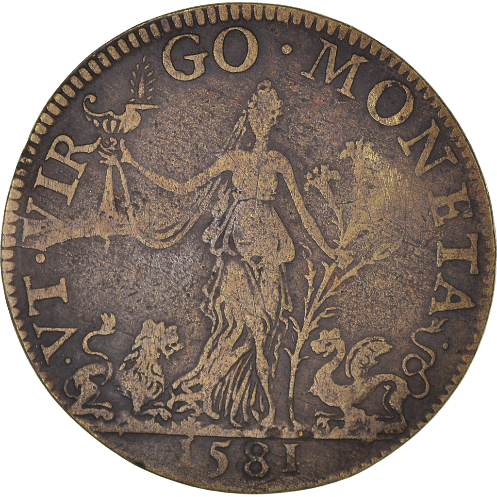 France, Token, Royal, Henri III, Cour des Monnaies de Paris, History, 1581