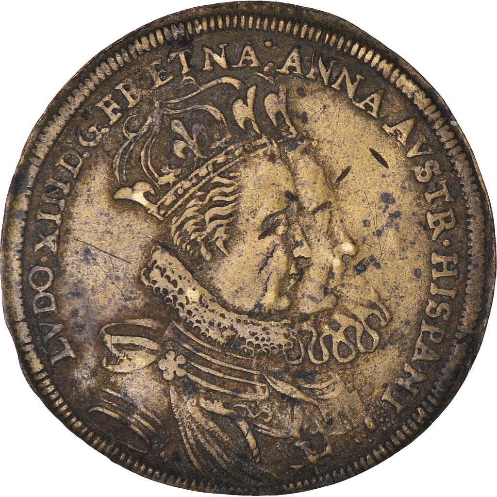 France, Token, Royal, Louis XIII, Mariage avec Anne d'Autriche, History